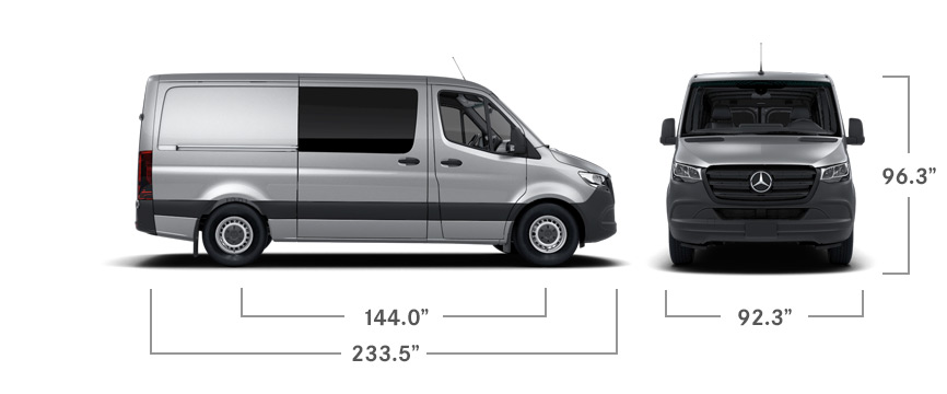 2026 Crew Van | Sprinter | Mercedes-Benz Vans